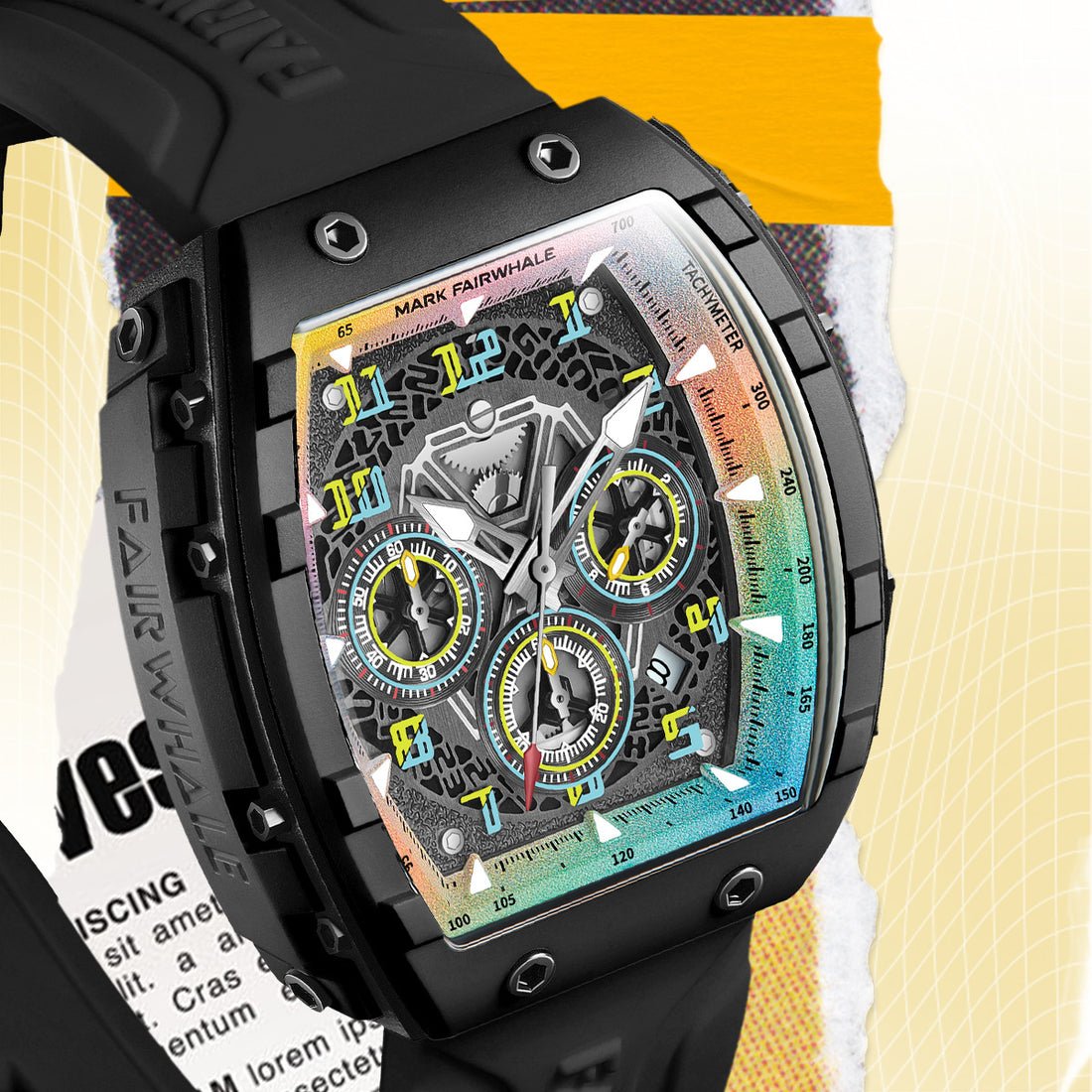 Reloj Mark Fairwhale – Colorful Illusions – CurrenColombia